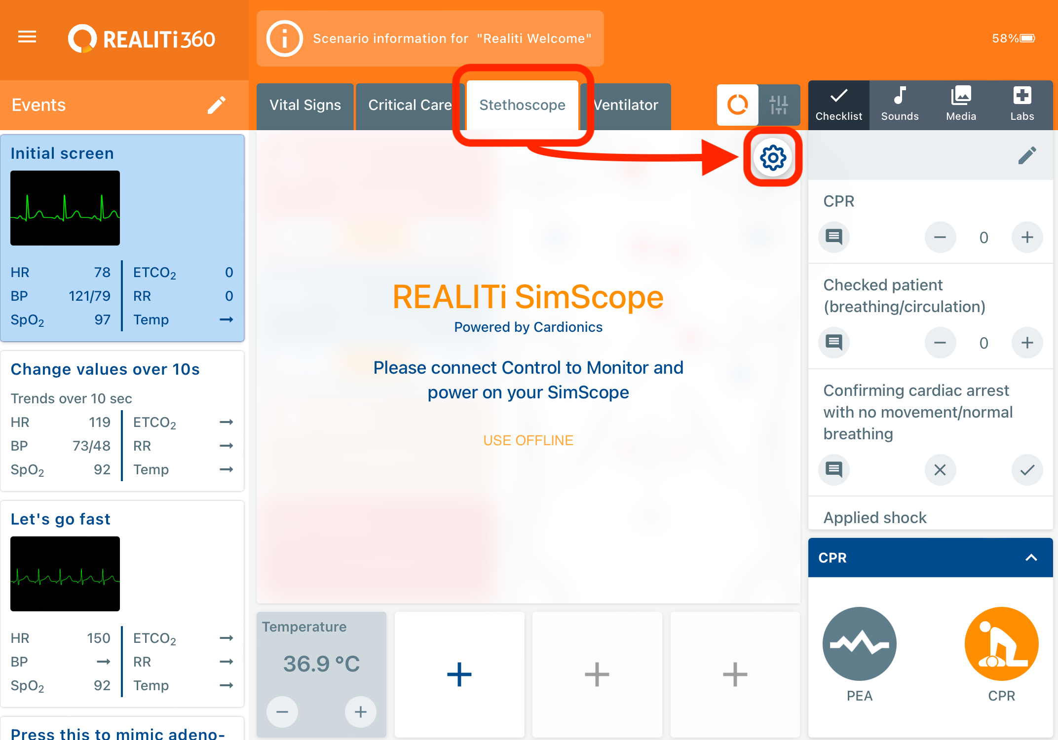 REALITi SimScope 1 - Wi-Fi Setup – iSimulate
