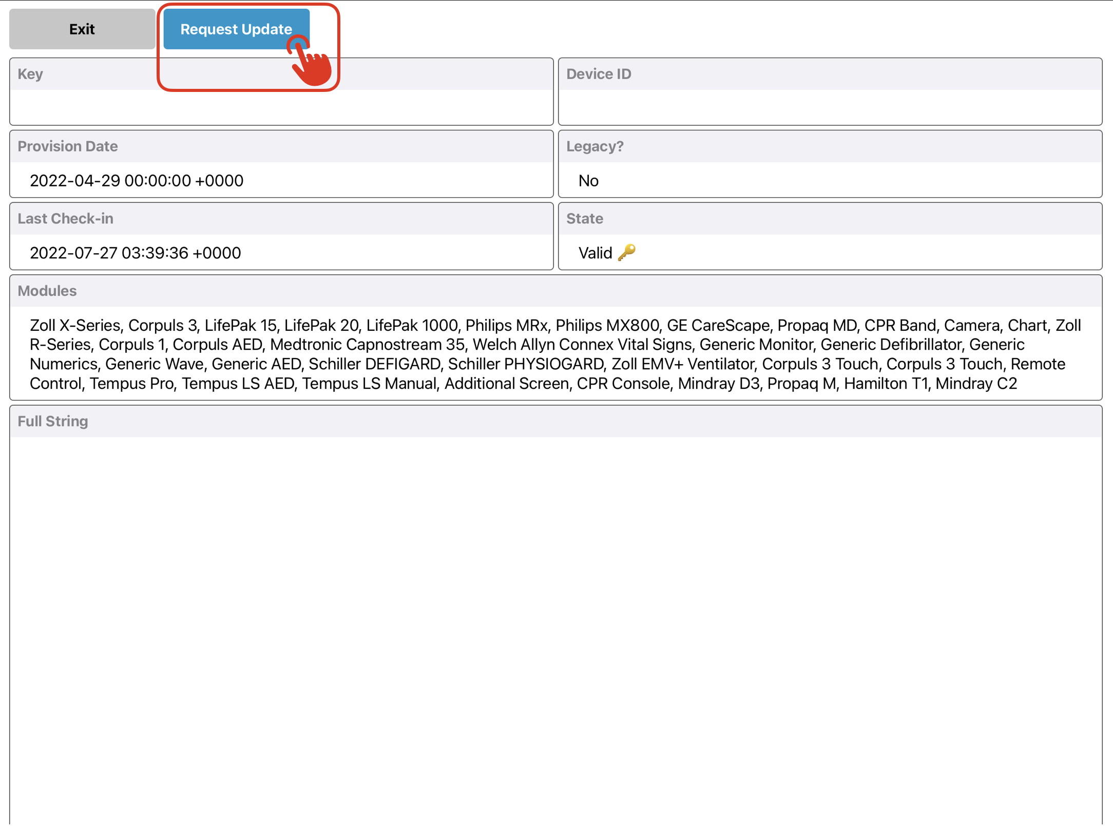 How to update REALITi – iSimulate